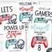 Editable Video Game Party Signs, Gaming Party Signs, Gaming Birthday ...