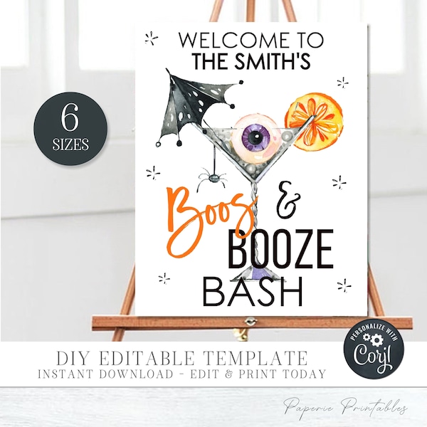 Boos and Booze Party - Etsy