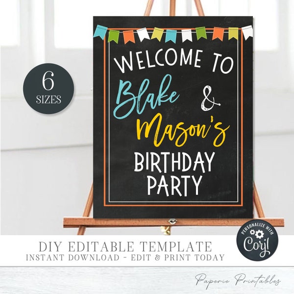Kids Birthday Sign - Etsy