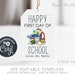EDITABLE First day of School Printable Tag Back to School | Etsy