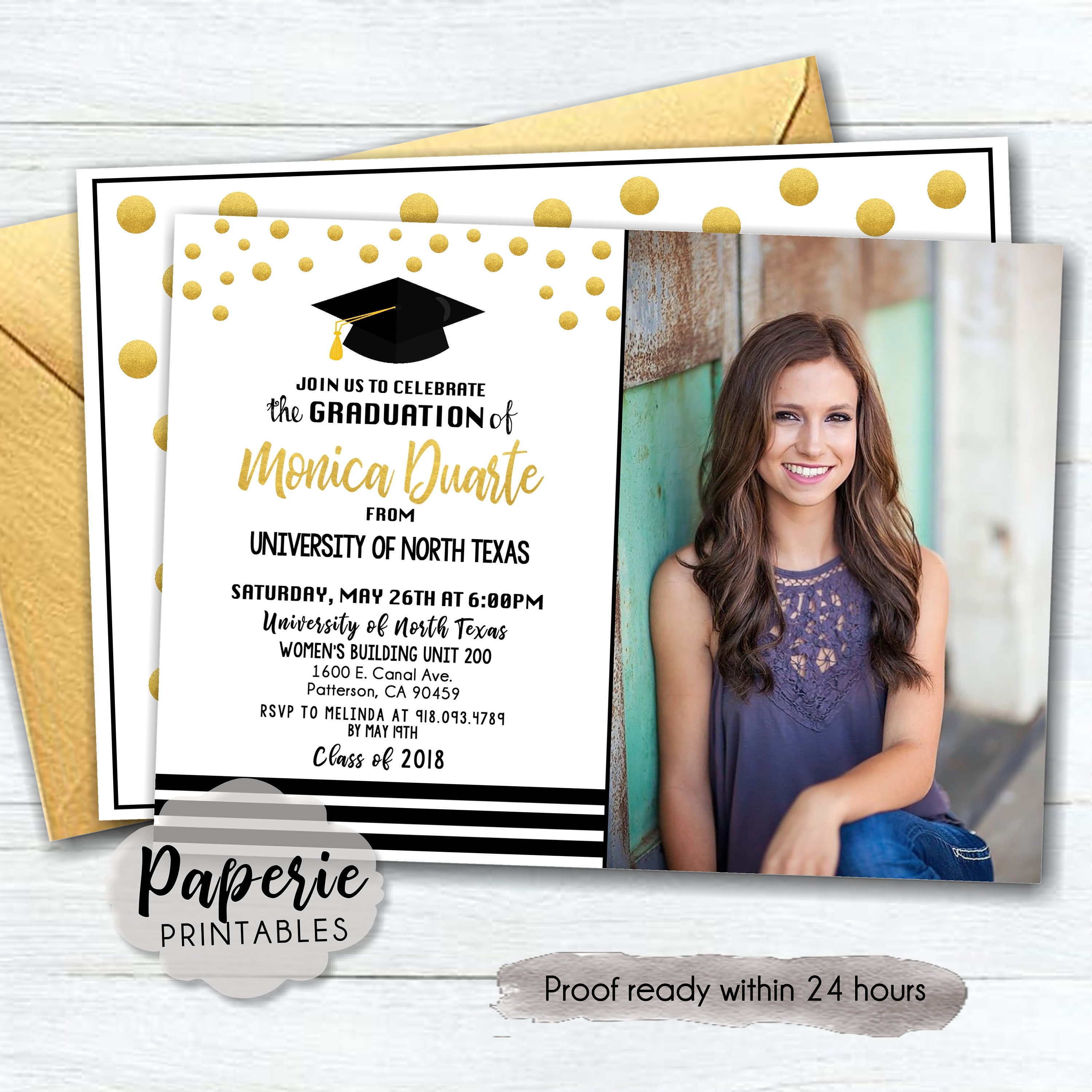 Graduation Party Invitation Graduation Ceremony Invitation | Etsy