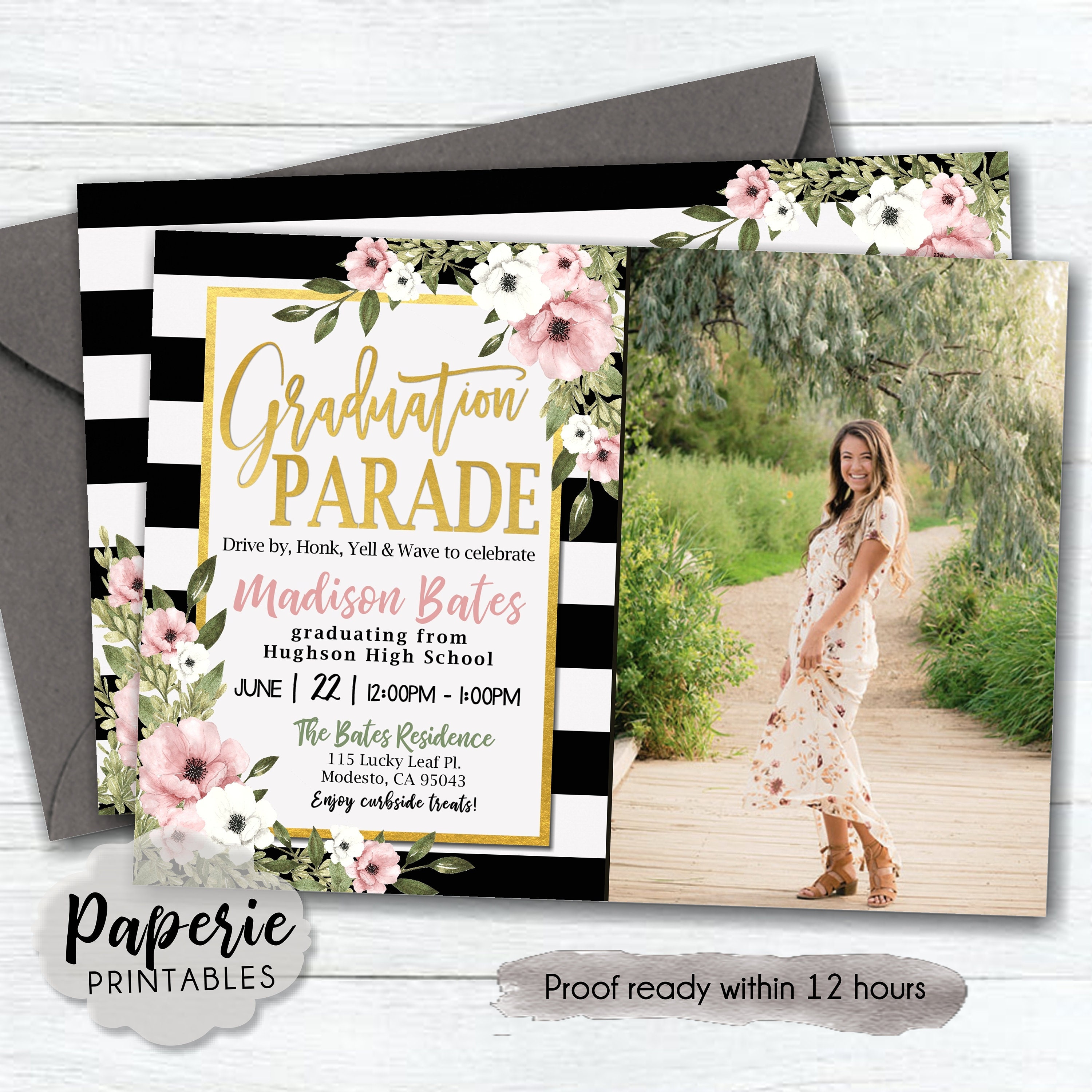 Graduation Parade Drive by Graduation Parade Invitation - Etsy