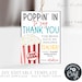 EDITABLE Popcorn Teacher Appreciation Gift Tag Teacher - Etsy