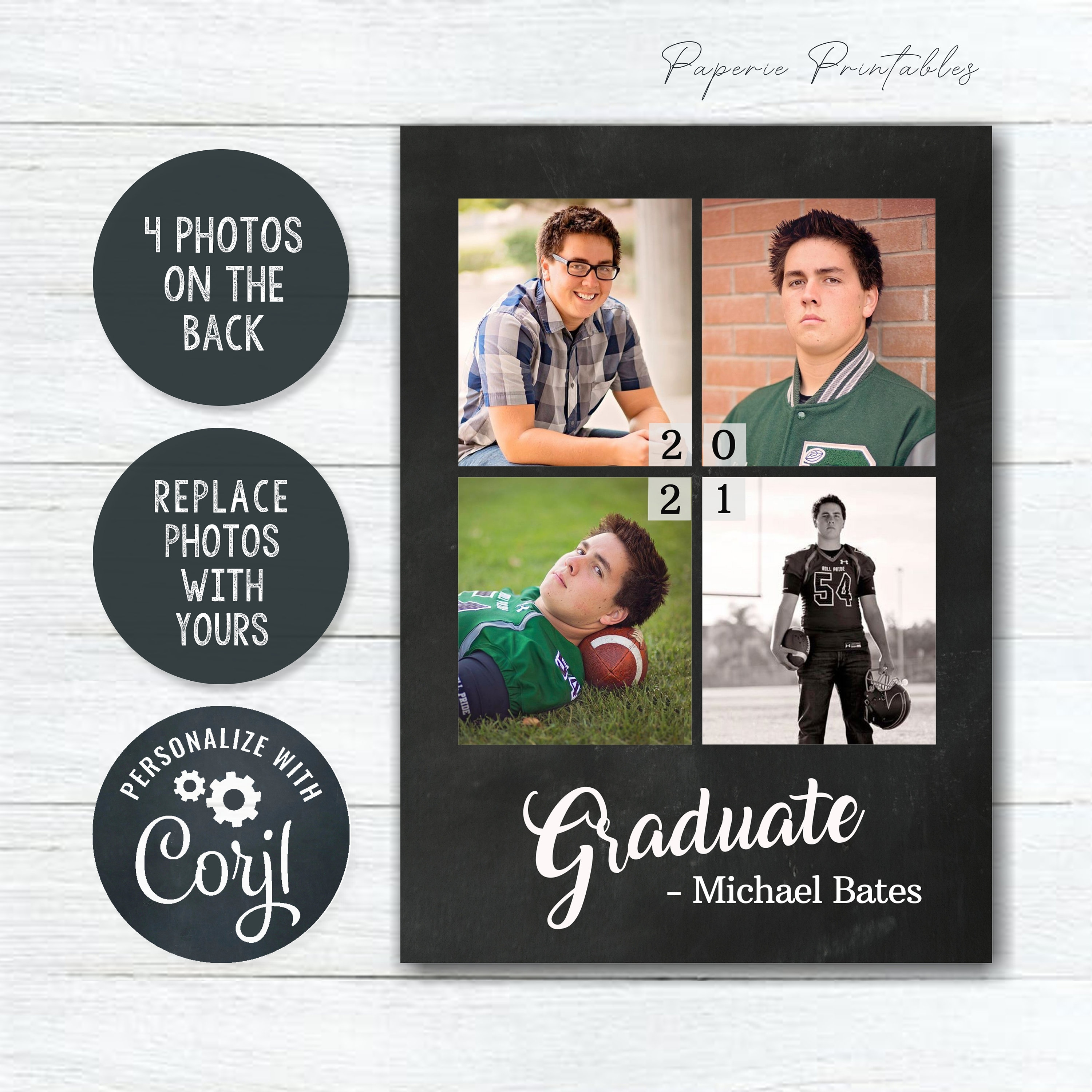 EDITABLE Graduation Party Invitation 2021 Graduation - Etsy Canada