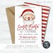 EDITABLE Secret Santa Gift Exchange Invitation Secret Santa Invitation ...