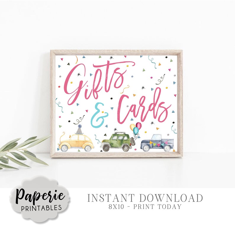 Drive by Birthday Parade Drive by Parade Sign Cards & - Etsy