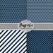 Navy & White Pattern Digital Paper 12x12 Digital Scrapbooking Paper 30 ...