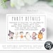 Editable Halloween Birthday Insert Cards: Costume Party Details (DIY ...