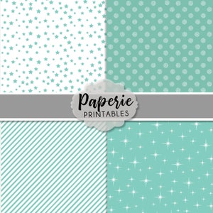 Twinkle Twinkle Little Star Pattern Digital Paper - 12x12 Digital ...