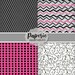 Pink Shabby Chic Digital Paper: 12x12 Scrapbook Patterns (digital ...