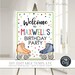 Editable Roller Skating Party Welcome Sign DIY Birthday - Etsy