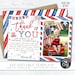 EDITABLE 4th of July Birthday Thank You Card Patriotic Thank - Etsy