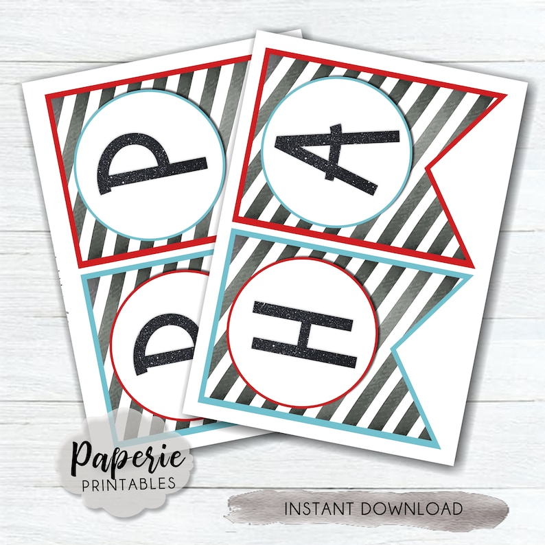 EDITABLE Happy Birthday Pennant Banner Video Game Pennant - Etsy