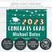 EDITABLE Graduation Yard Sign Class of 2023 Graduation Sign - Etsy