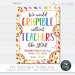 Editable Cookie Teacher Appreciation Sign: Printable Gift (DIY Corjl) # ...