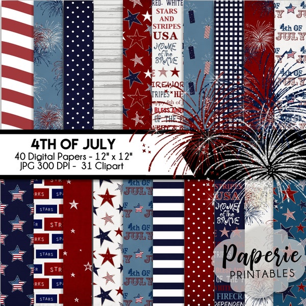 Patriotic Paper - Etsy