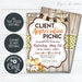 EDITABLE Fall Client Appreciation Party Invitation Fall Company Party ...