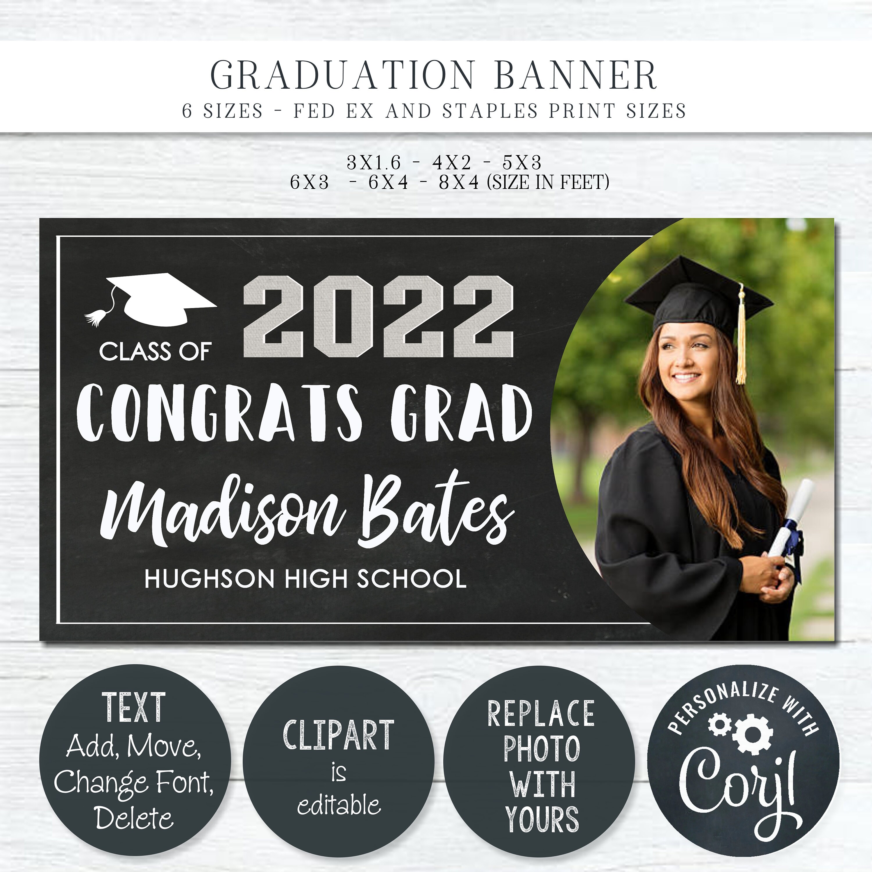 Graduation Banner Clipart 2022