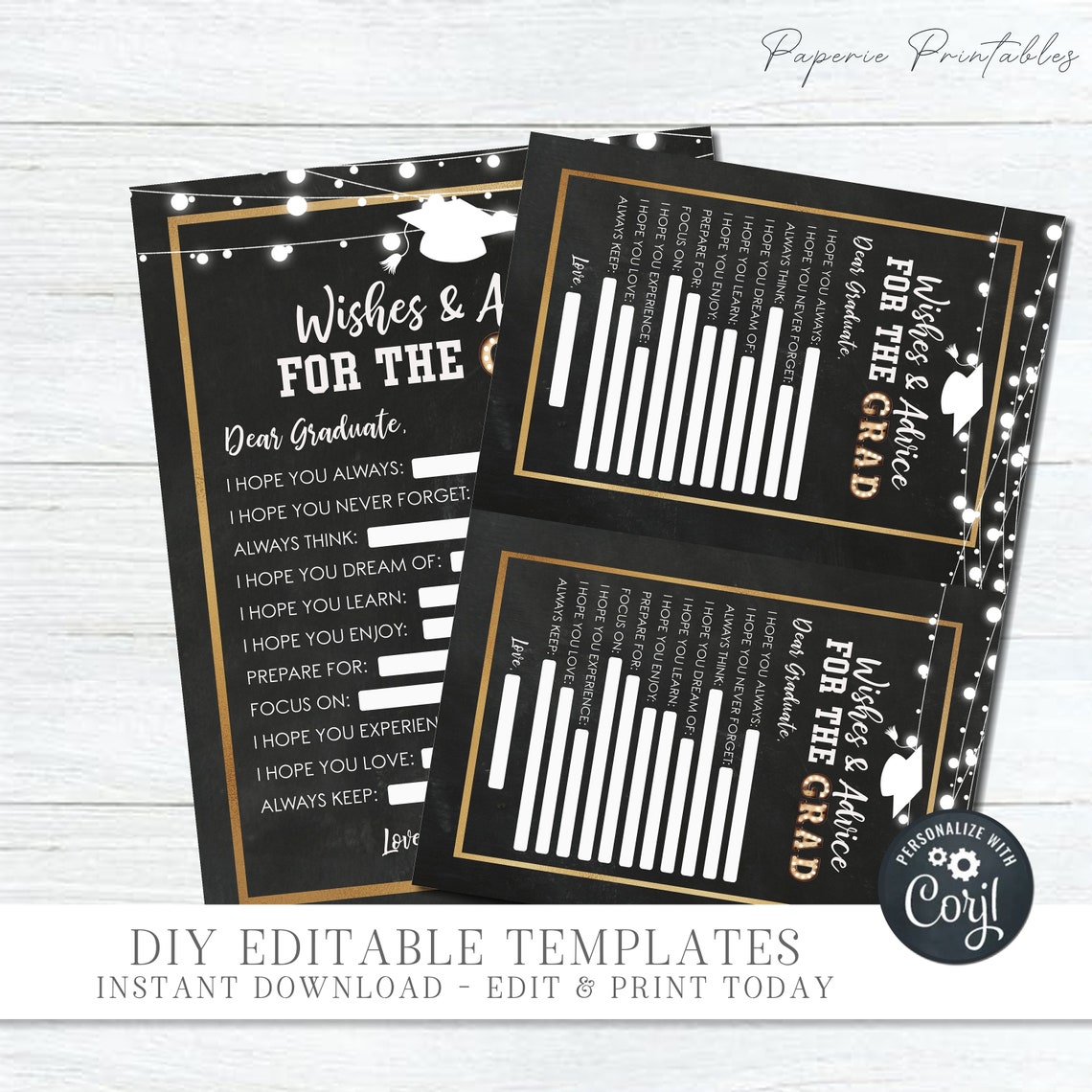 Editable Graduation Party Games Price is Right Graduation | Etsy