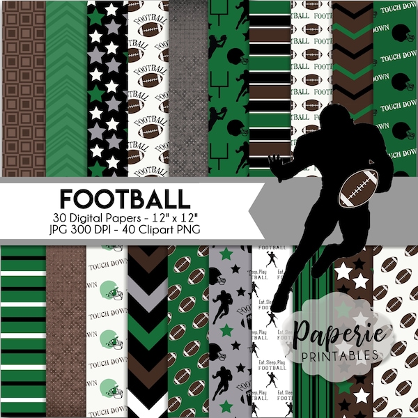 Football Paper - Etsy