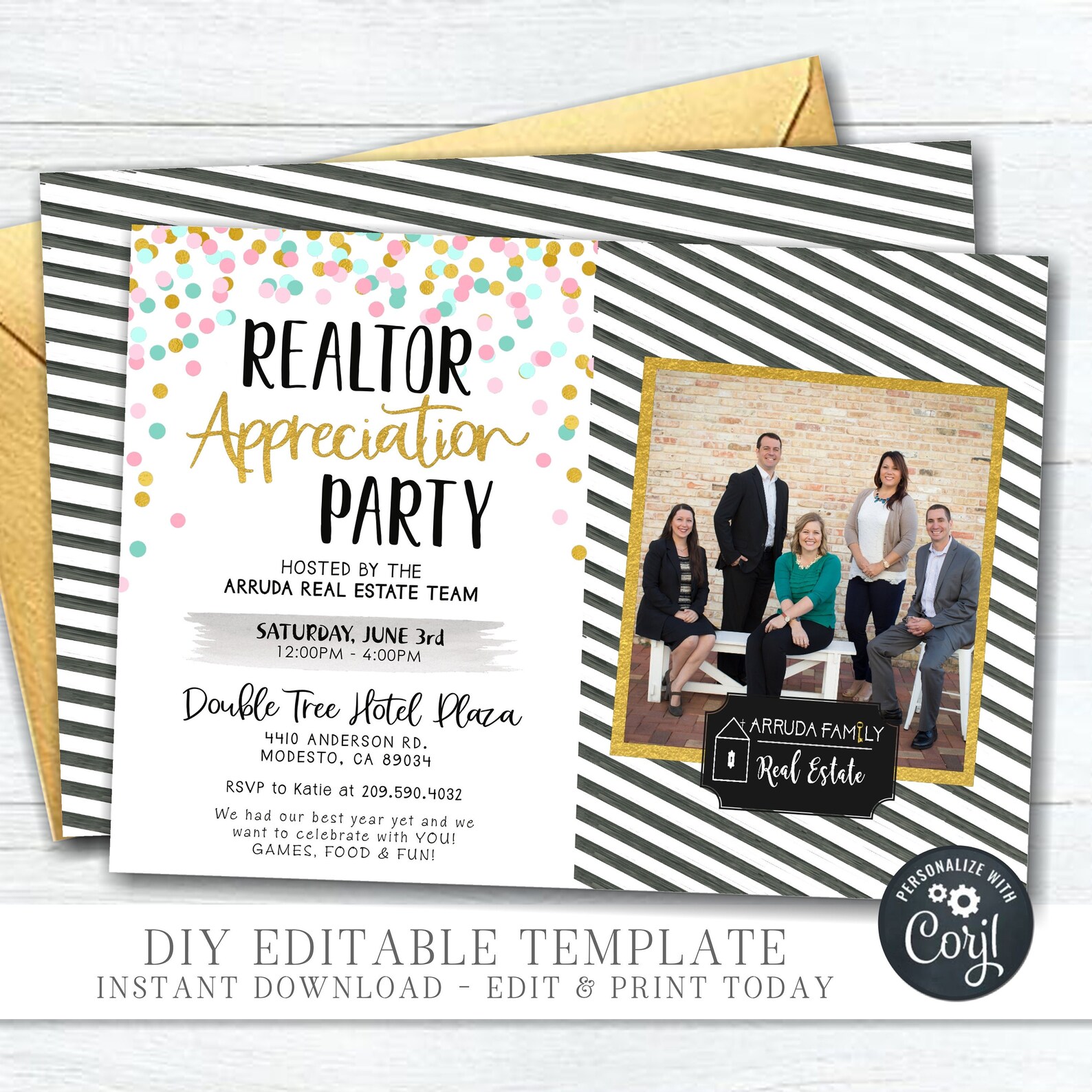 EDITABLE Client Appreciation Party Invitation Company Party - Etsy