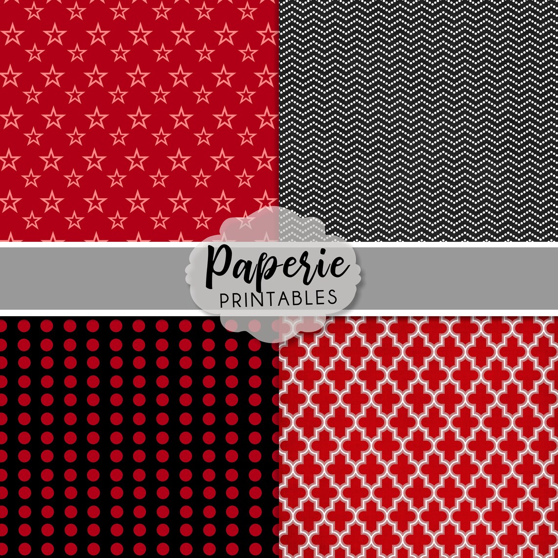 Love Pattern Digital Paper 12x12 Digital Scrapbooking Paper - Etsy