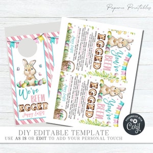 EDITABLE You've Been Egged Easter Game Printables, Easter Game, Easter ...