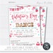 EDITABLE Daddy Daughter Dance Flyer, Valentine's Day Dance Invitation ...