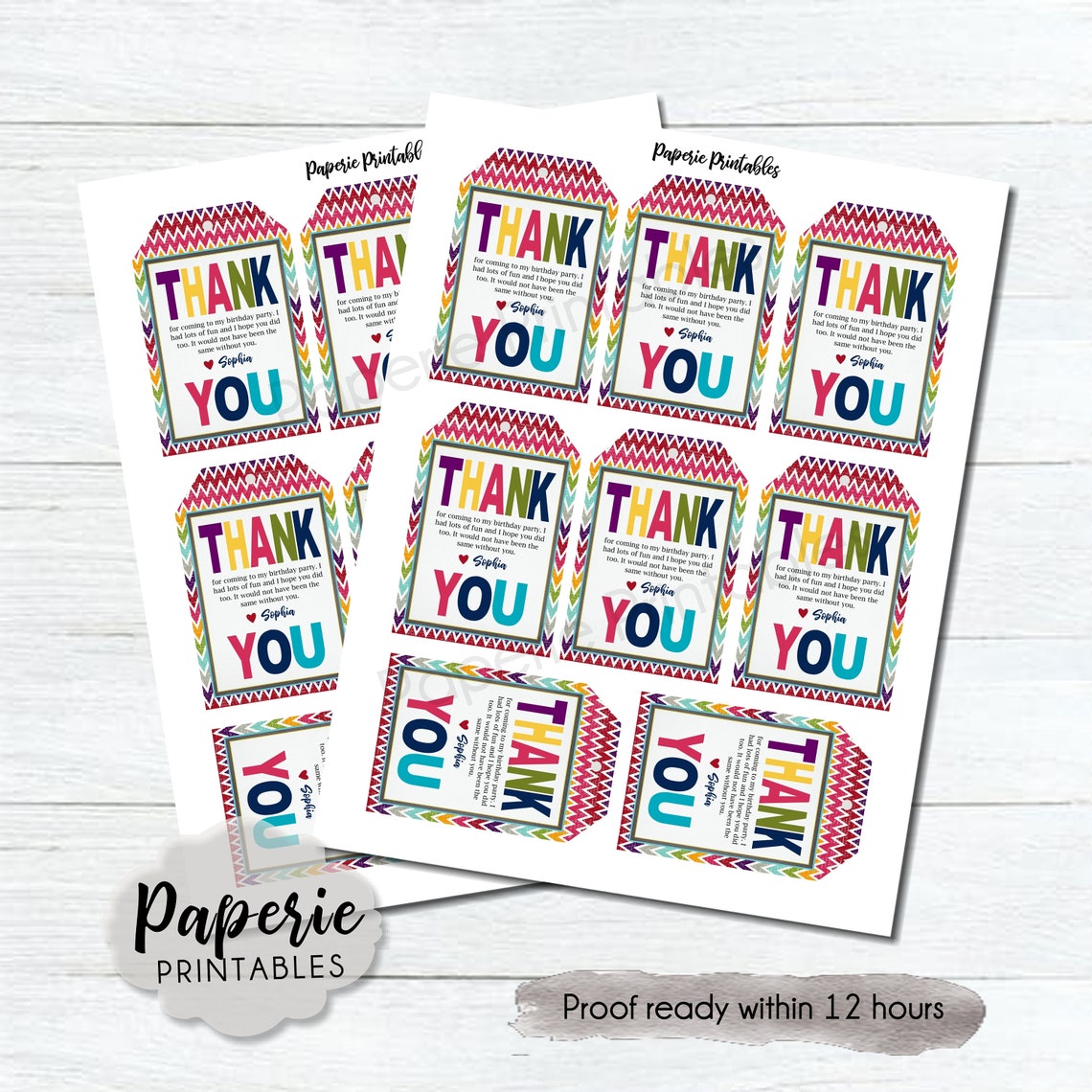 Birthday Party Favor Tags Siblings Birthday Party Favor Tags - Etsy