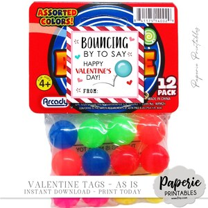 Valentine Cards for Kids, Kids Valentine Cards, Bouncing Ball Valentine ...