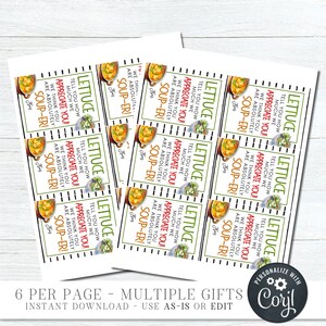 EDITABLE Salad Appreciation Gift Tag, Teacher Appreciation Tag, Thank ...