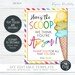 Ice Cream Teacher Appreciation Sign: Editable "here's the Scoop ...
