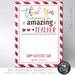 EDITABLE Teacher Valentine's Day Gift Card Holder, Thanks for Being an ...