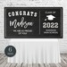 EDITABLE Graduation Banner, Graduation Yard Sign, Class of 2022 ...