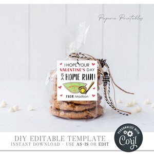 EDITABLE Valentine Cards for Kids, Softball Valentine Cards, Sports ...