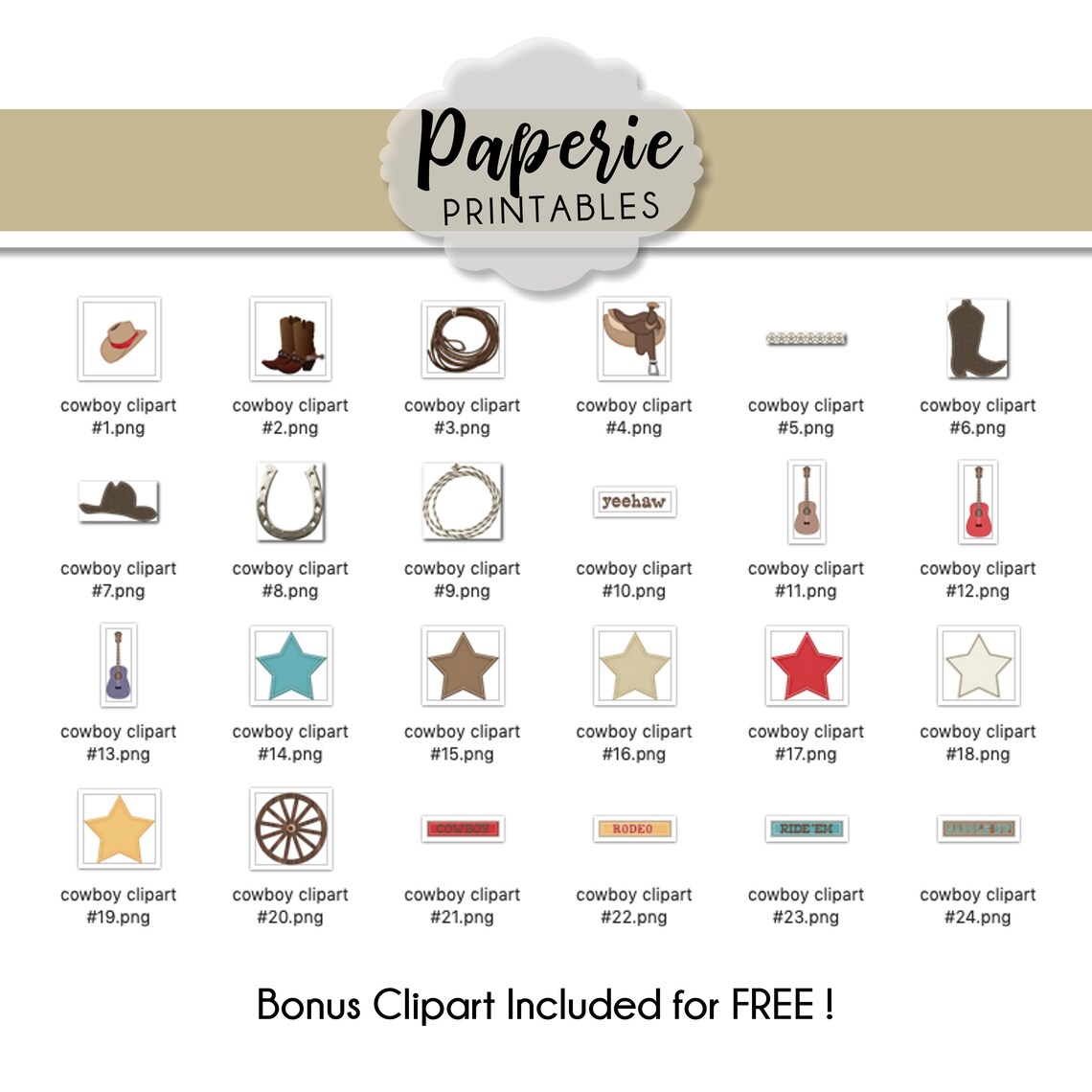 Cowboy Digital Paper 8.5x11 Digital Scrapbooking - Etsy