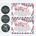 Editable 4th of July Insert Cards, Additional Details Template, 4th of ...
