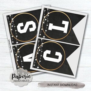 Editable CLASS OF 2023 Pennant Banner, Graduation Banner Class of 2023 ...