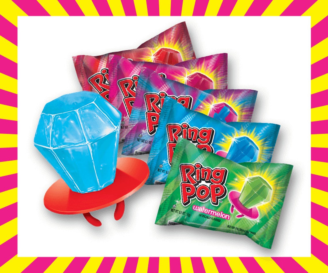 EDITABLE Kids Valentine Cards Ring Pop Valentine Tag You Are - Etsy