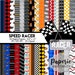 Race Car Digital Paper 8.5x11 Digital Scrapbooking Paper 40 Papers & 35 ...