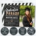 Editable Graduation Parade Invitation: Photo Option (DIY Corjl Template ...