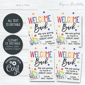 EDITABLE First Day of School Printable Tag Back to School - Etsy Canada