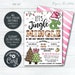 EDITABLE Jingle & Mingle Christmas Party, Christmas Party Invitation ...