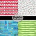 Hello Summer Digital Paper 12x12 Digital Scrapbooking Paper - Etsy