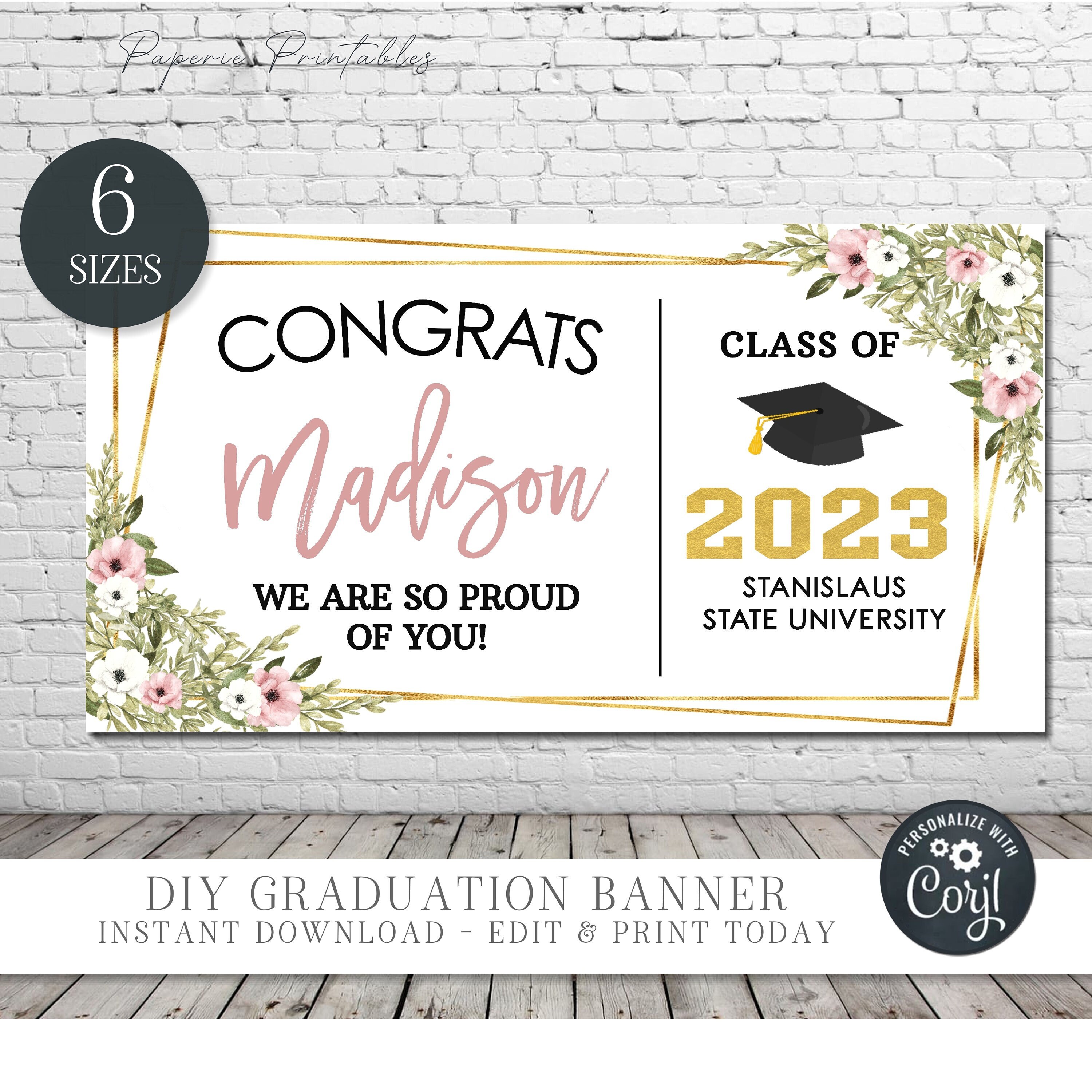 Diy Graduation Banner