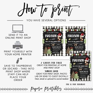 EDITABLE Christmas Birthday Bundle - Boy or Girl Christmas Birthday ...