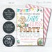 EDITABLE Easter Class Party Invitation, Easter School Party Invitation ...
