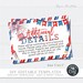 Editable 4th of July Insert Cards Additional Details - Etsy