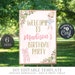Editable Ballerina Party Welcome Sign Ballerina Birthday - Etsy