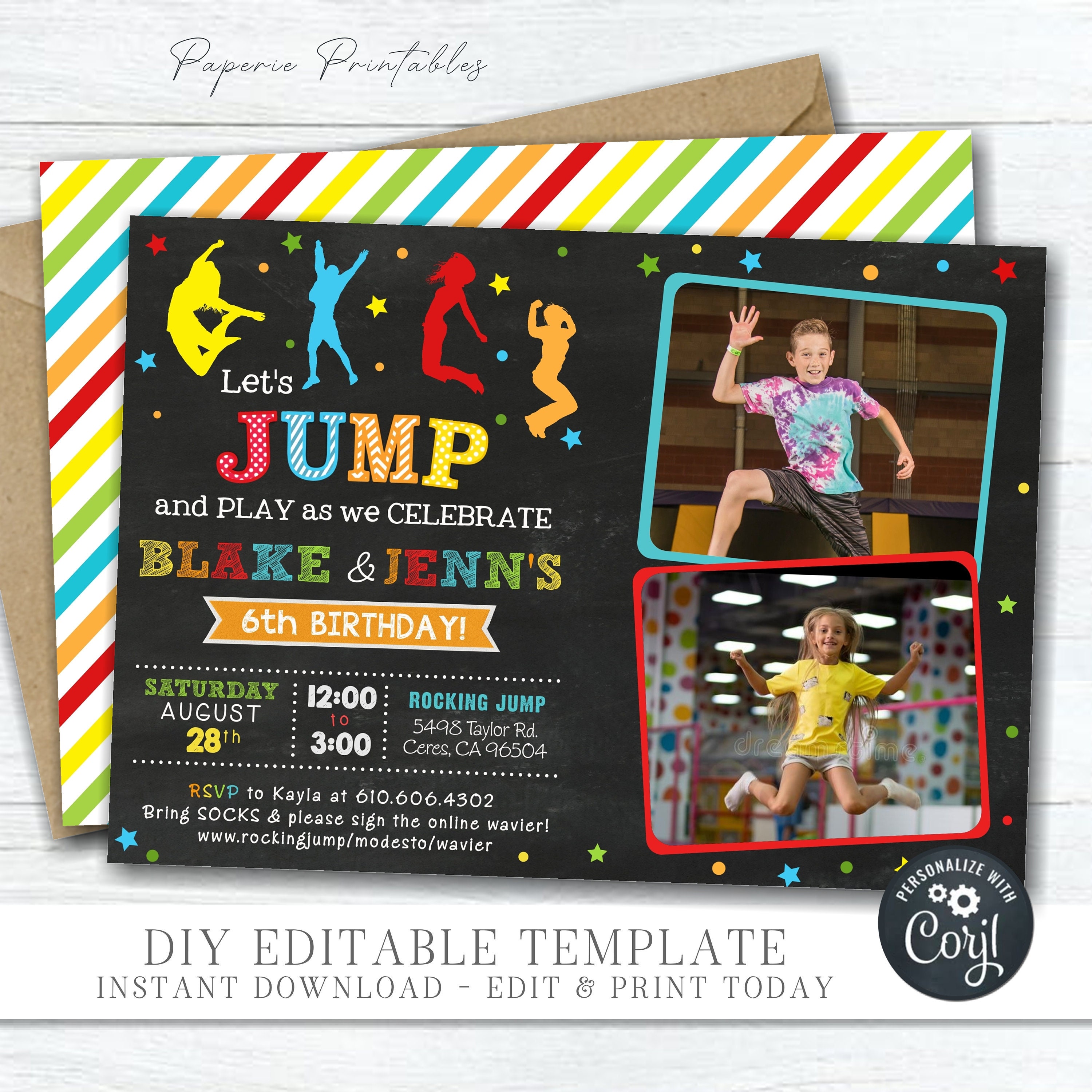 Get Air Birthday Invitations - Etsy